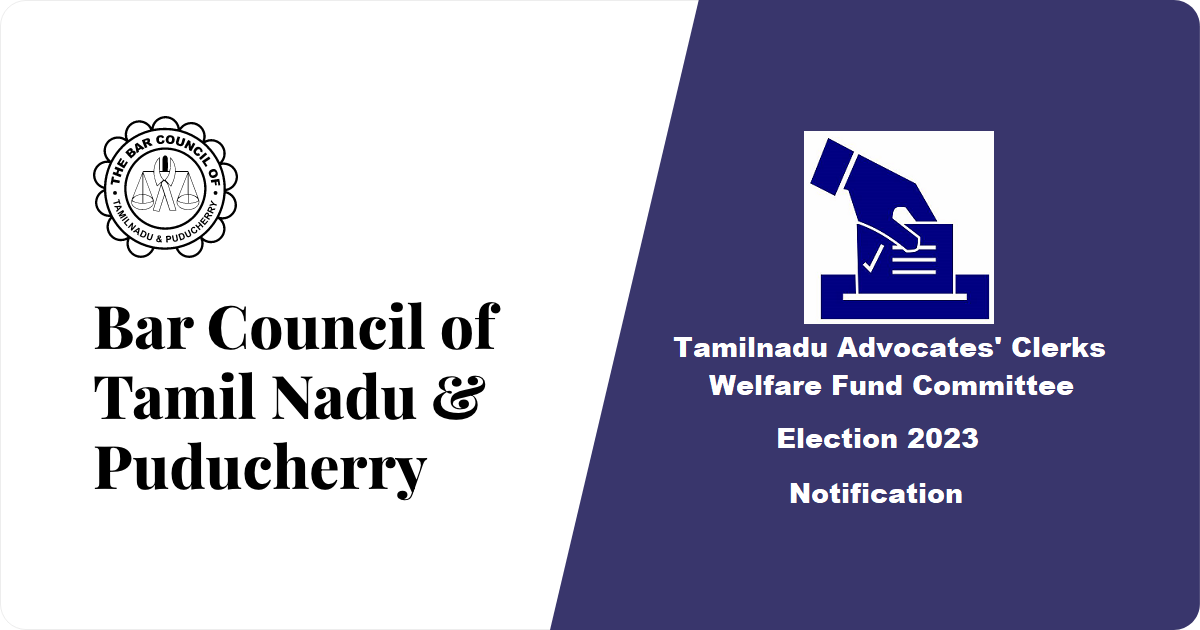 Bar Council of Tamil Nadu & Puducherry